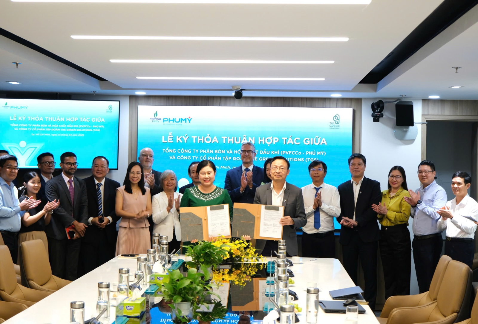 PVFCCo – Phu My and TGS Cooperate to Develop a Green Value Chain